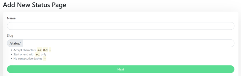 How To Create a Free Status Page in Uptime Kuma